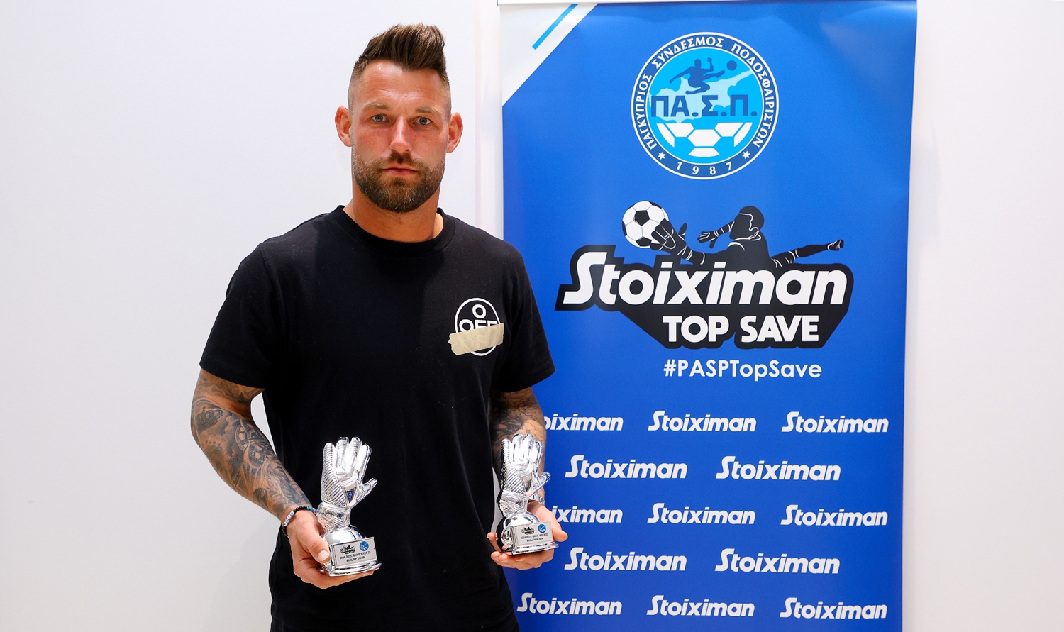 Τα δύο βραβεία Stoiximan Top Save παρέλαβε ο Philipp Kuhn - ΠΑΣΠ